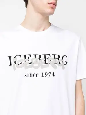 Iceberg Logo-print Short-sleeved T-shirt