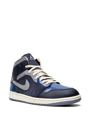 JORDAN Air 1 Mid Se Craft Obsidian Sneakers - Blue