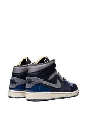 JORDAN Air 1 Mid Se Craft Obsidian Sneakers - Blue