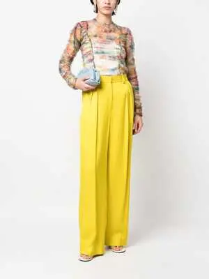 Viktor & Rolf Sheer Floral Print Blouse