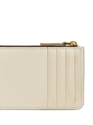 Marni Logo-print Leather Card Case - White