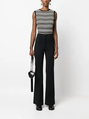 Theory High-waisted Bootcut Trousers