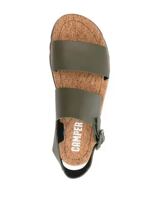Camper Oruga Slingback Sandals - Green