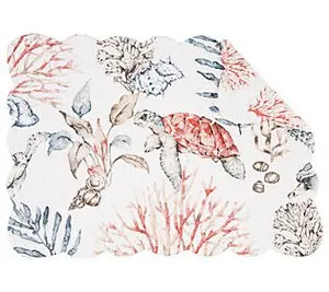 VALERIE PARR HILL Tranquil Tides Placemat, Set Of 6 Valerie - One-color