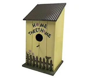 SANTA'S WORKSHOP Inc. 12'h Home Tweet Home Bir Dhouse - One-color