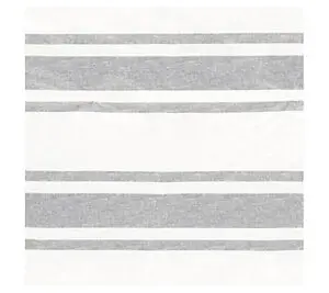 LUSH DECOR Farmhouse Stripe Sherpa Blanket