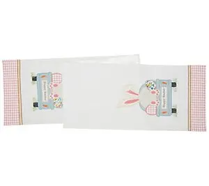VALERIE PARR HILL Happy Easter Bunny Table Runner Valerie - One-color