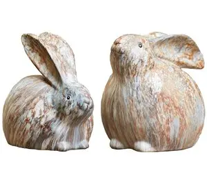 MELROSE Terra Cotta Rabbit Tabletop Figurine - One-color