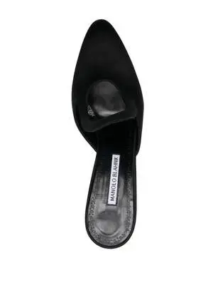 Manolo Blahnik Fugati 100mm Heeled Mules