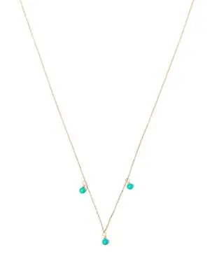 Mateo 14kt Yellow Turquoise Necklace - Gold