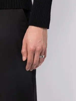 SUZANNE KALAN 18kt White Gold Diamond And Sapphire Ring