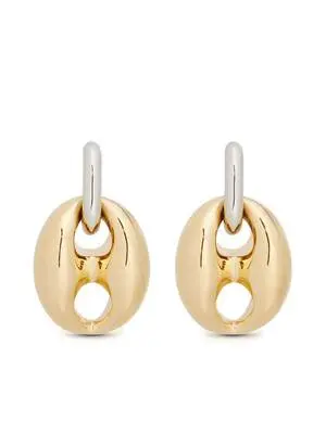 Rabanne Eight Chunky Earrings - Silver