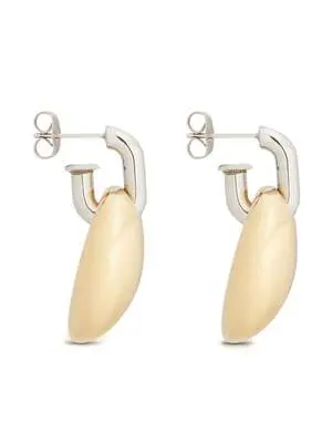 Rabanne Eight Chunky Earrings - Silver