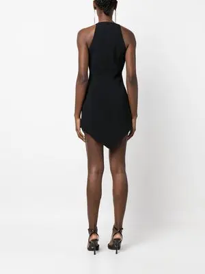 David Koma Flower Appliqué Mini Dress