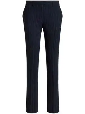 Etro Pinstripe Tailored Trousers - Black