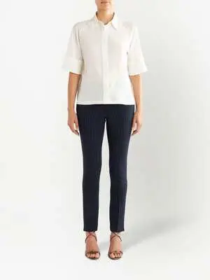 Etro Pinstripe Tailored Trousers - Black