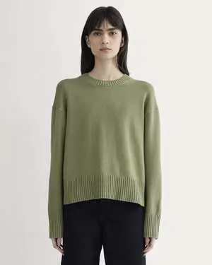 Everlane Boxy Cotton Sweater - Sagebrush