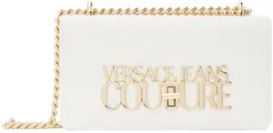 Versace Versace Jeans Couture White Lock Crossbody Bag - E003 White
