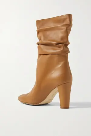 Manolo Blahnik Calasso 90 Leather Ankle Boots