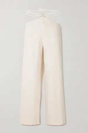 Cult Gaia Tessa Linen-blend Wide-leg Pants