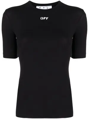 Off-White Logo-print Stretch T-shirt