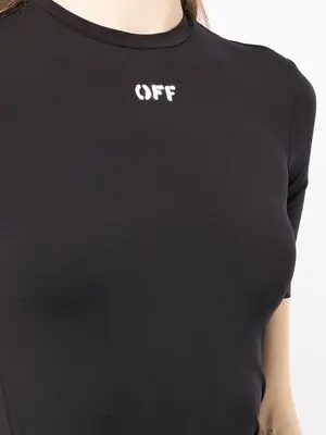 Off-White Logo-print Stretch T-shirt