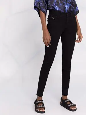 DIESEL® 2017 Slandy 069ef Skinny Jeans - Black