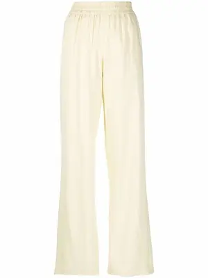 GOLDEN GOOSE Brittany Wide-leg Trousers - Yellow