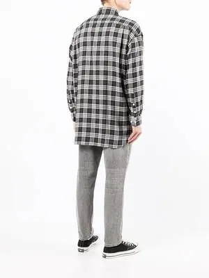 UNDERCOVERISM Patchwork Plaid Long-sleeve Shirt