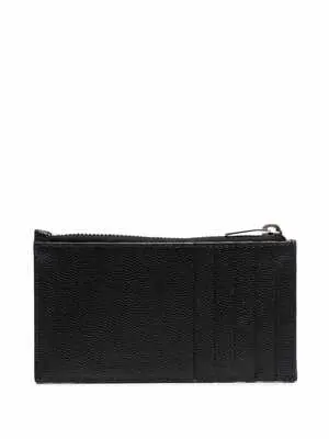 Saint Laurent Logo-plaque Quilted Wallet