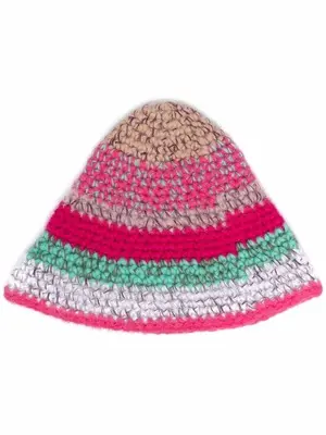 Red Valentino Crochet Hat - Pink