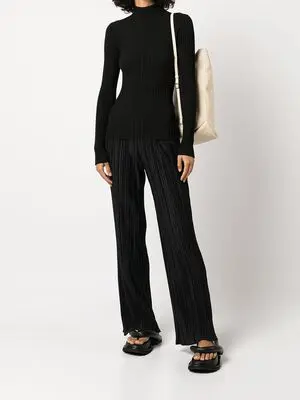 ANINE BING Billie Plissé Trousers