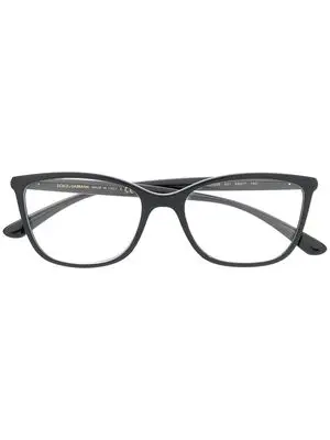Dolce & Gabbana Rectangular-frame Glasses - Black