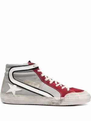 GOLDEN GOOSE Slide High-top Sneakers - Grey
