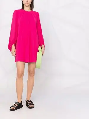 BLANCA VITA Gathered-detail Shift Dress