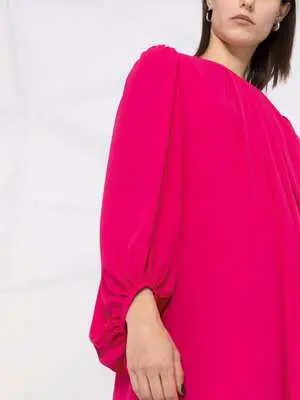 BLANCA VITA Gathered-detail Shift Dress