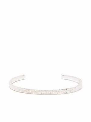WOUTERS & HENDRIX Chain-texture Bangle Bracelet - Silver