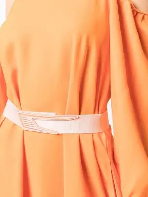 Stella McCartney Off-shoulder Midi Dress - Orange