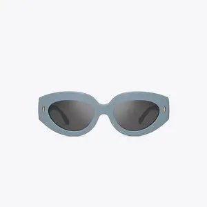 Tory Burch Tory Burch Miller Cat-Eye Sunglasses Crisp Blue