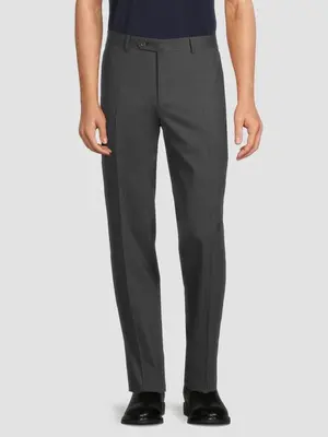Canali Stretch Wool-blend Trousers