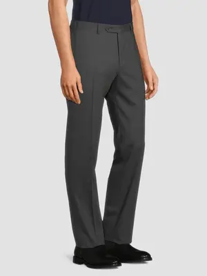 Canali Stretch Wool-blend Trousers
