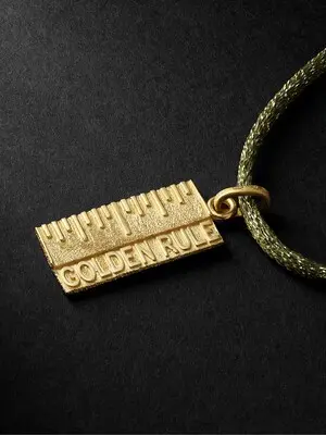 Carolina Bucci Florentine Finish Ruler Pendant Necklace
