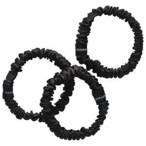 CROWN AFFAIR The Silk Scrunchie No. 001 Set - Noir
