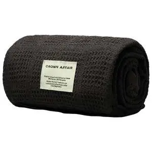 CROWN AFFAIR The Hair Towel - Black