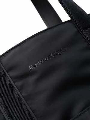 Alexander McQueen Logo-embroidered Tote