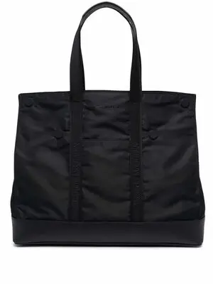 Alexander McQueen Logo-embroidered Tote - Black