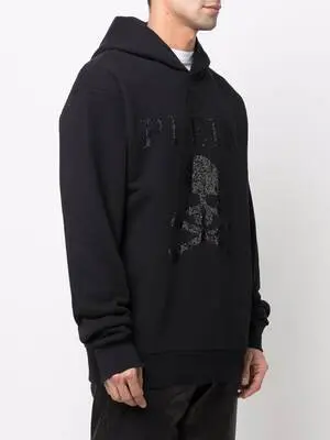 Philipp Plein Crystal Skull Pullover Hoodie