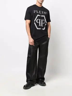Philipp Plein Hexagon Logo T-shirt