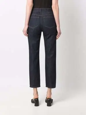 DIESEL® Cropped Straight-leg Jeans