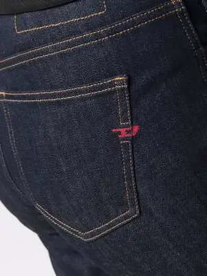 DIESEL® Cropped Straight-leg Jeans